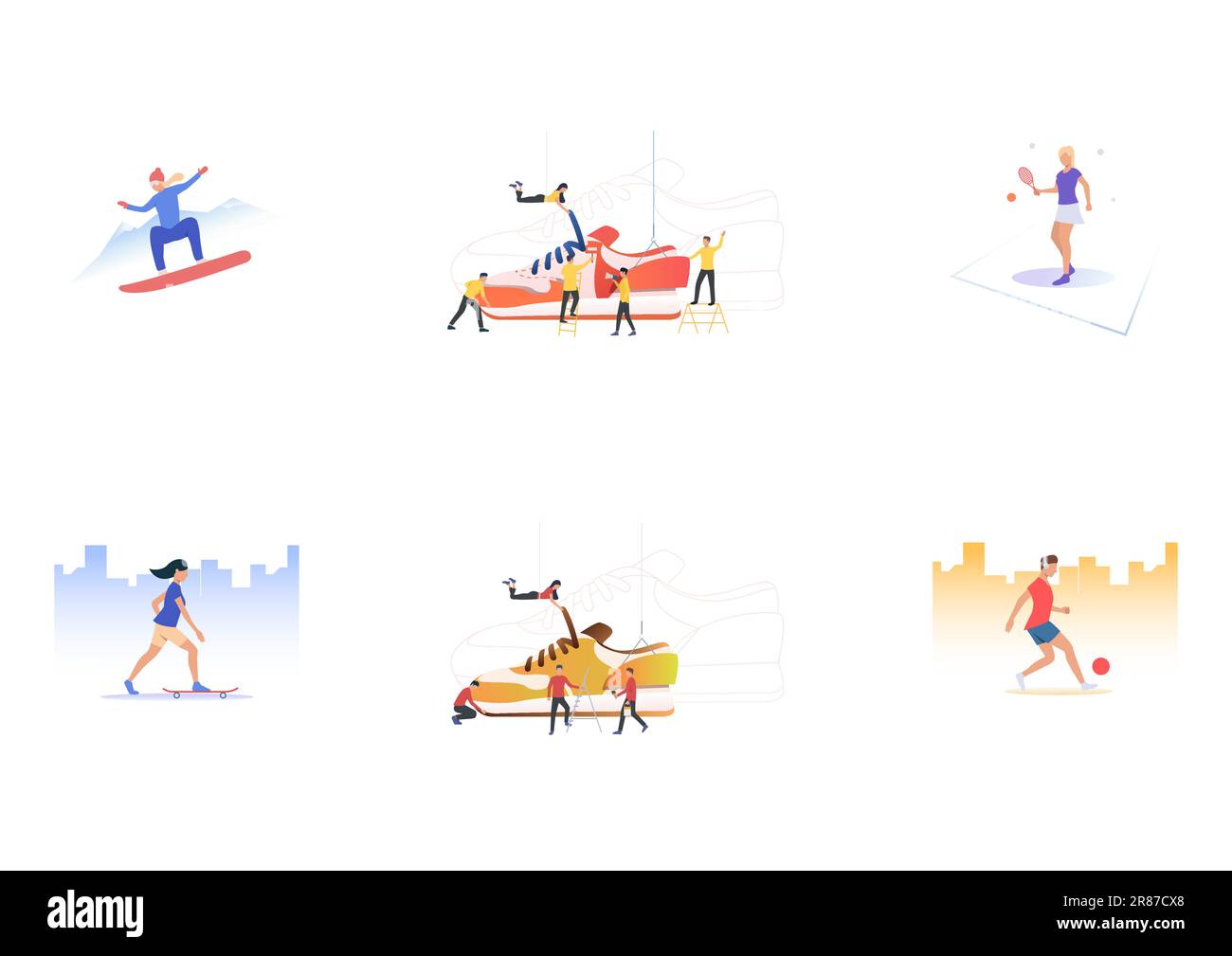 Outdoor activities young people Cut Out Stock Images & Pictures - Alamy