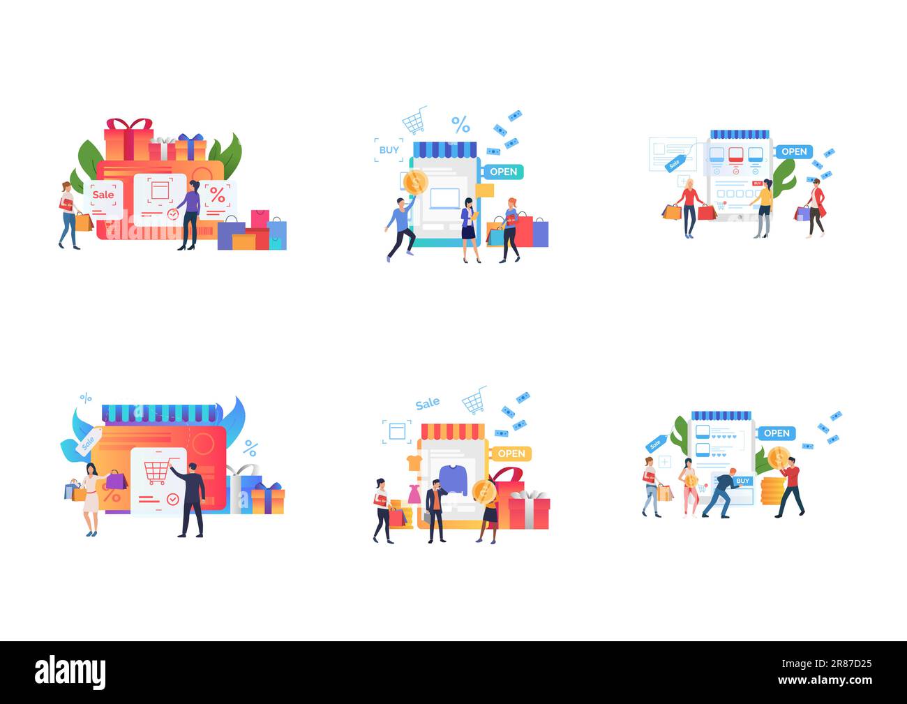 Retail store offers Cut Out Stock Images & Pictures - Alamy