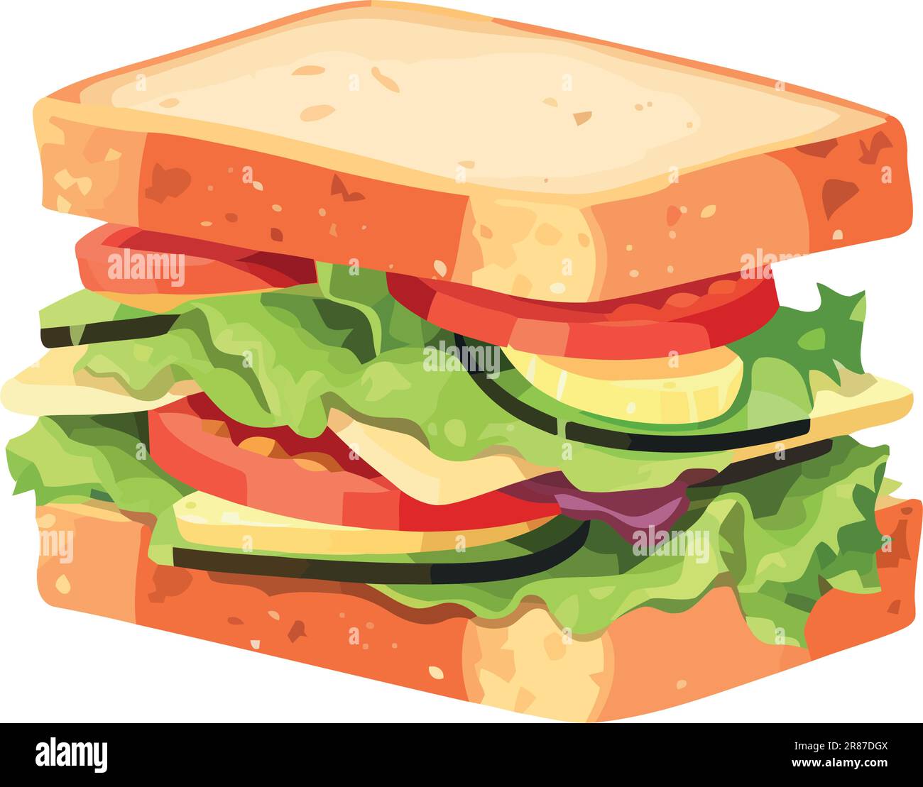 gourmet sandwich design Stock Vector Image & Art - Alamy