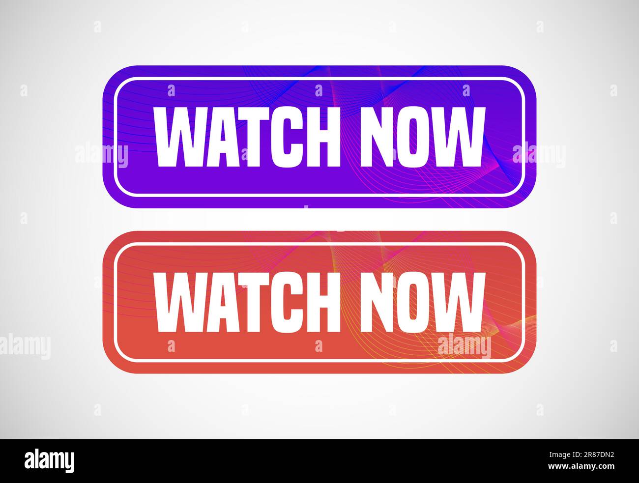 Watch now button. Watch now banner sign. Play video icon vector ...