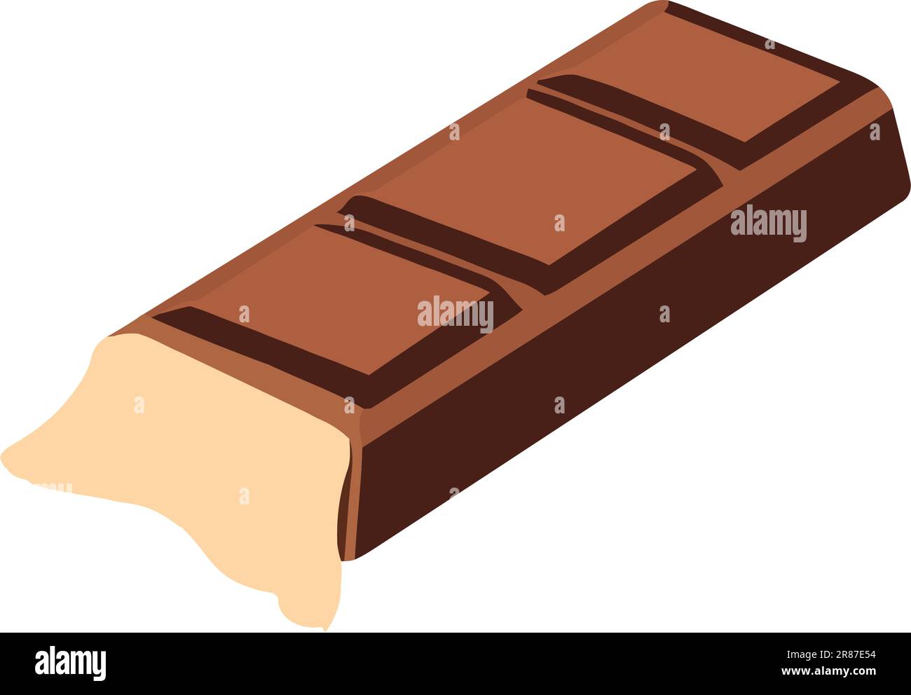 S chocolate sign Stock Vector Images - Alamy