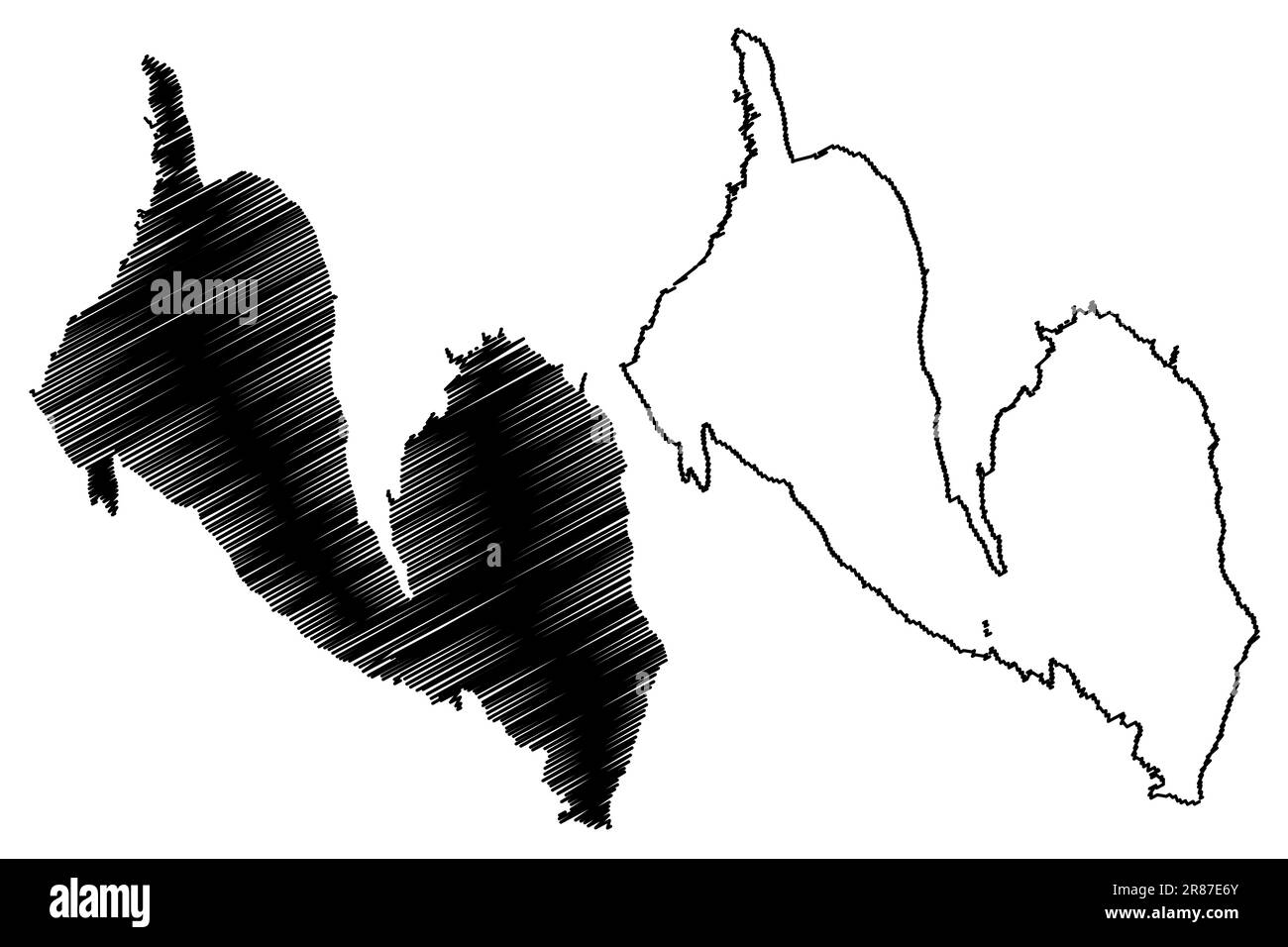 Lake Almanor Reservoir (United States of America, North America, us ...