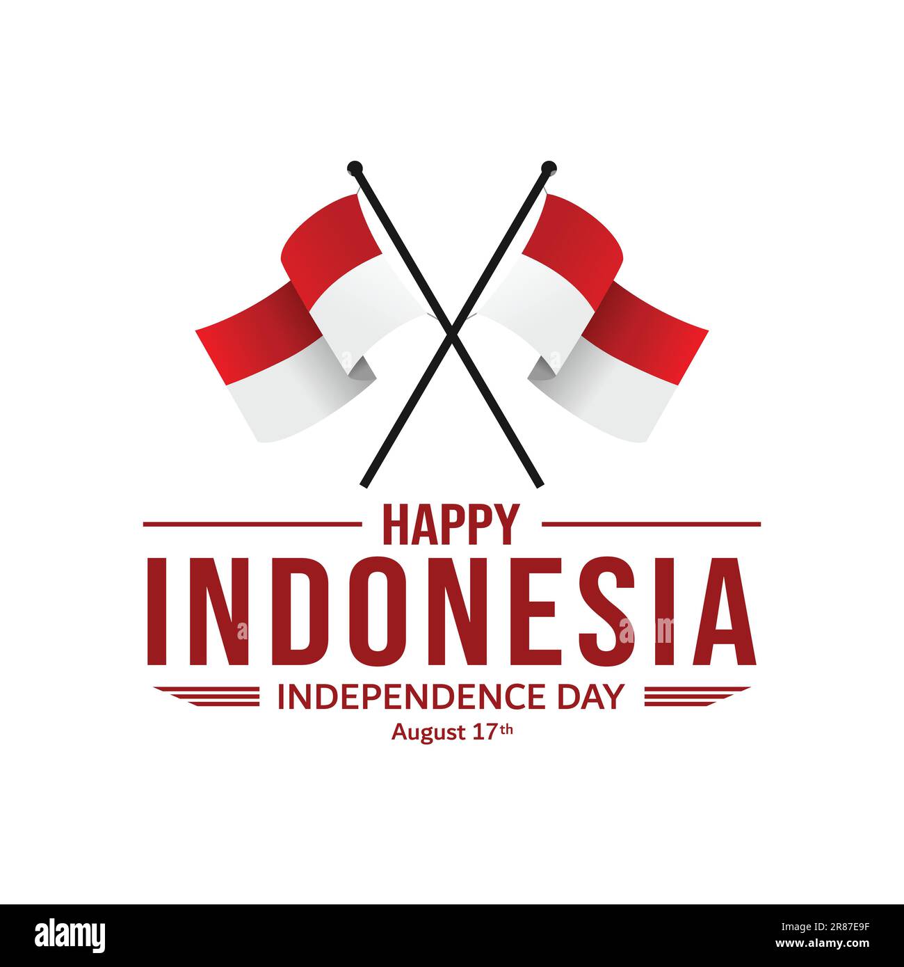 17th August Indonesia Independence Day concept Stock Vector Image & Art ...