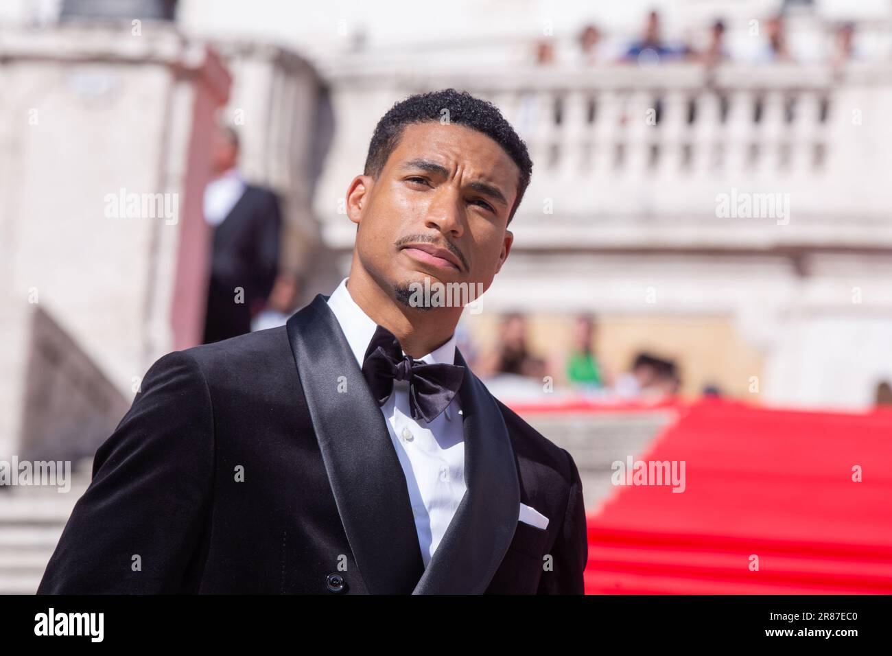 Rome, Italy. 19th June, 2023. Greg Tarzan Davis attends the red carpet ...