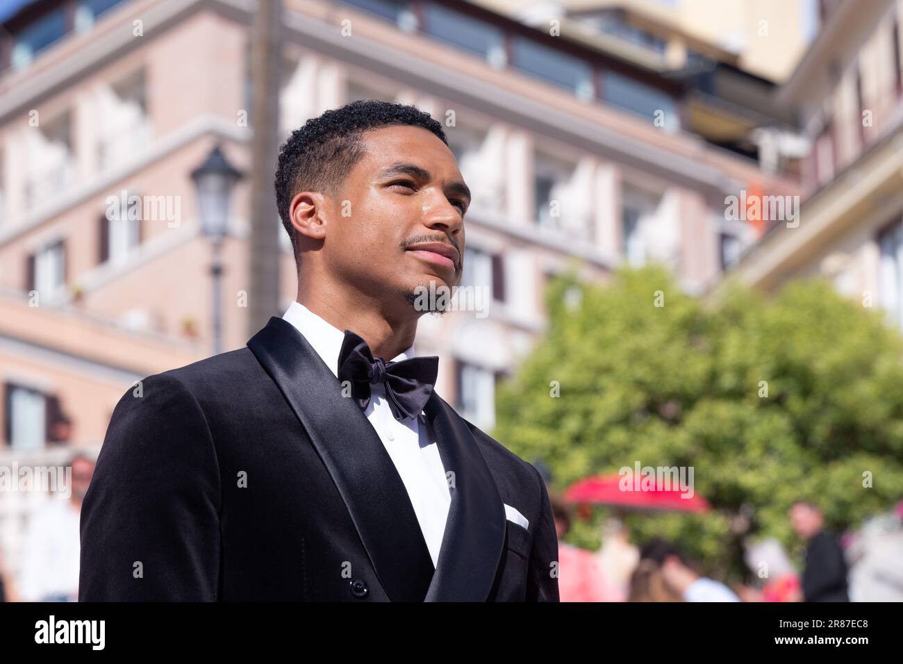 Rome, Italy. 19th June, 2023. Greg Tarzan Davis attends the red carpet ...