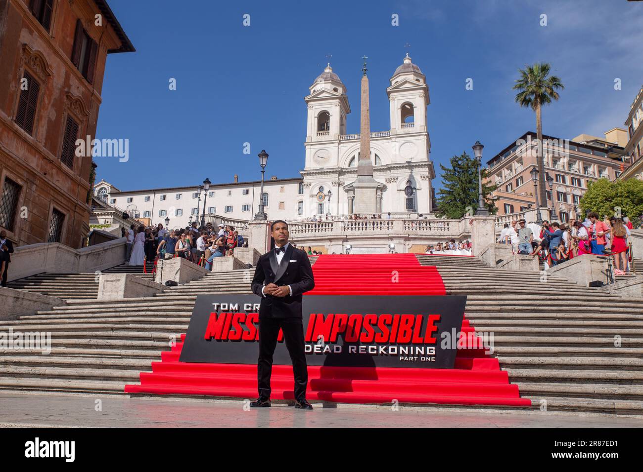 Rome, Italy. 19th June, 2023. Greg Tarzan Davis attends the red carpet ...