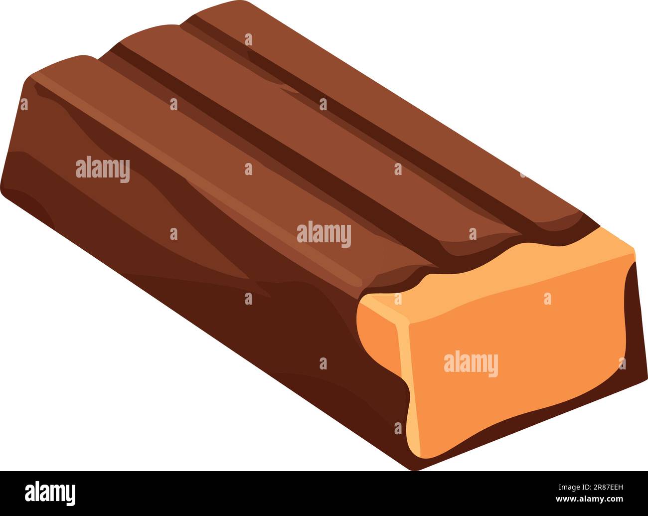 sweet chocolate bar illustration Stock Vector Image & Art - Alamy