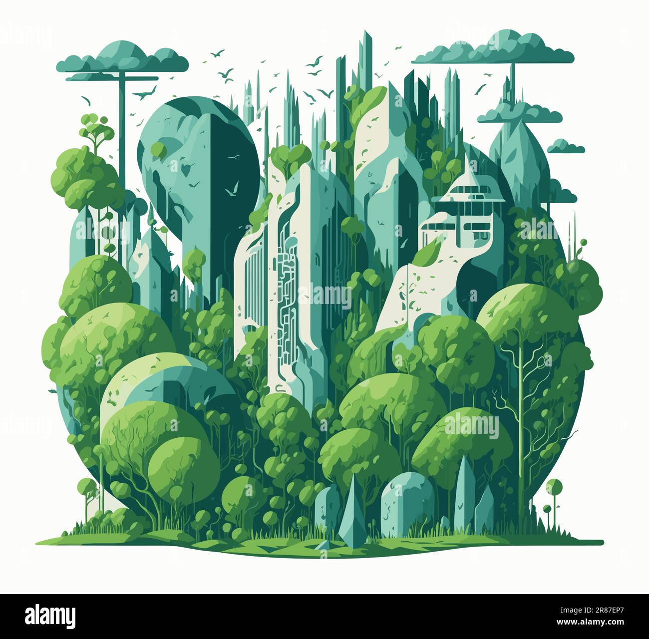 Integrated nature Stock Vector Images - Alamy