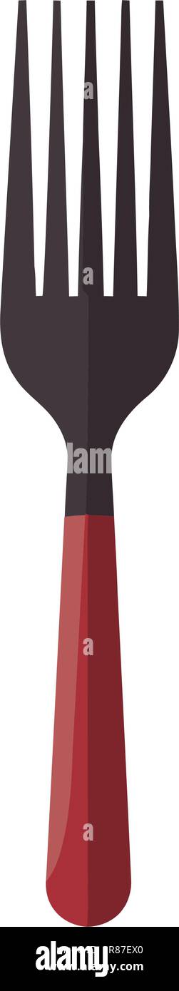 Shiny silverware fork design Stock Vector Image & Art - Alamy