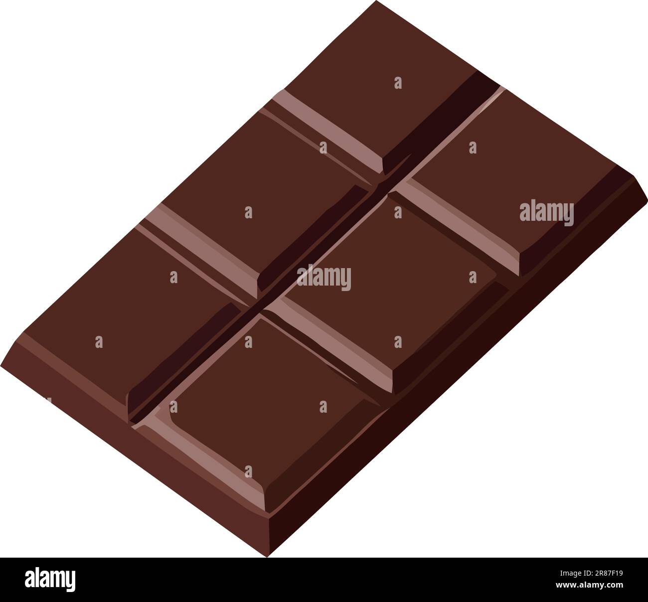 dark chocolate bar vector Stock Vector Image & Art - Alamy