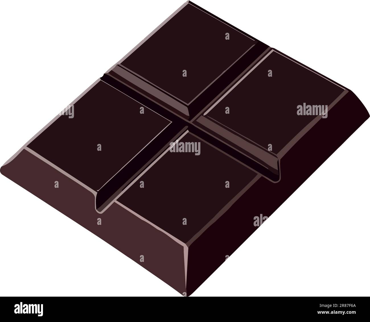 small chocolate bar illustration Stock Vector Image & Art - Alamy