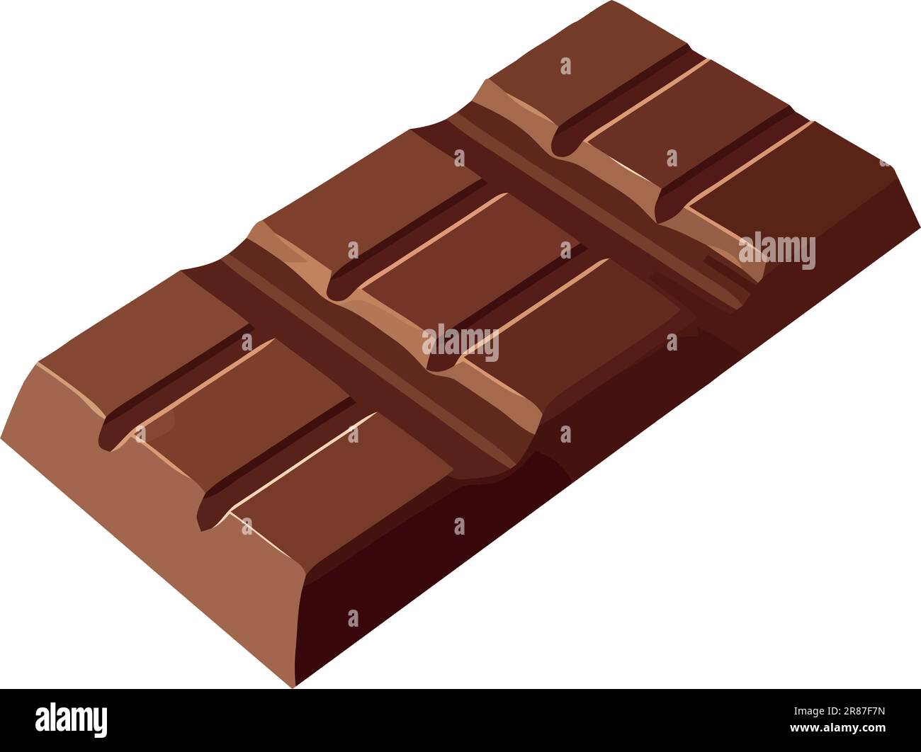 chocolate bar illustration vector Stock Vector Image & Art - Alamy