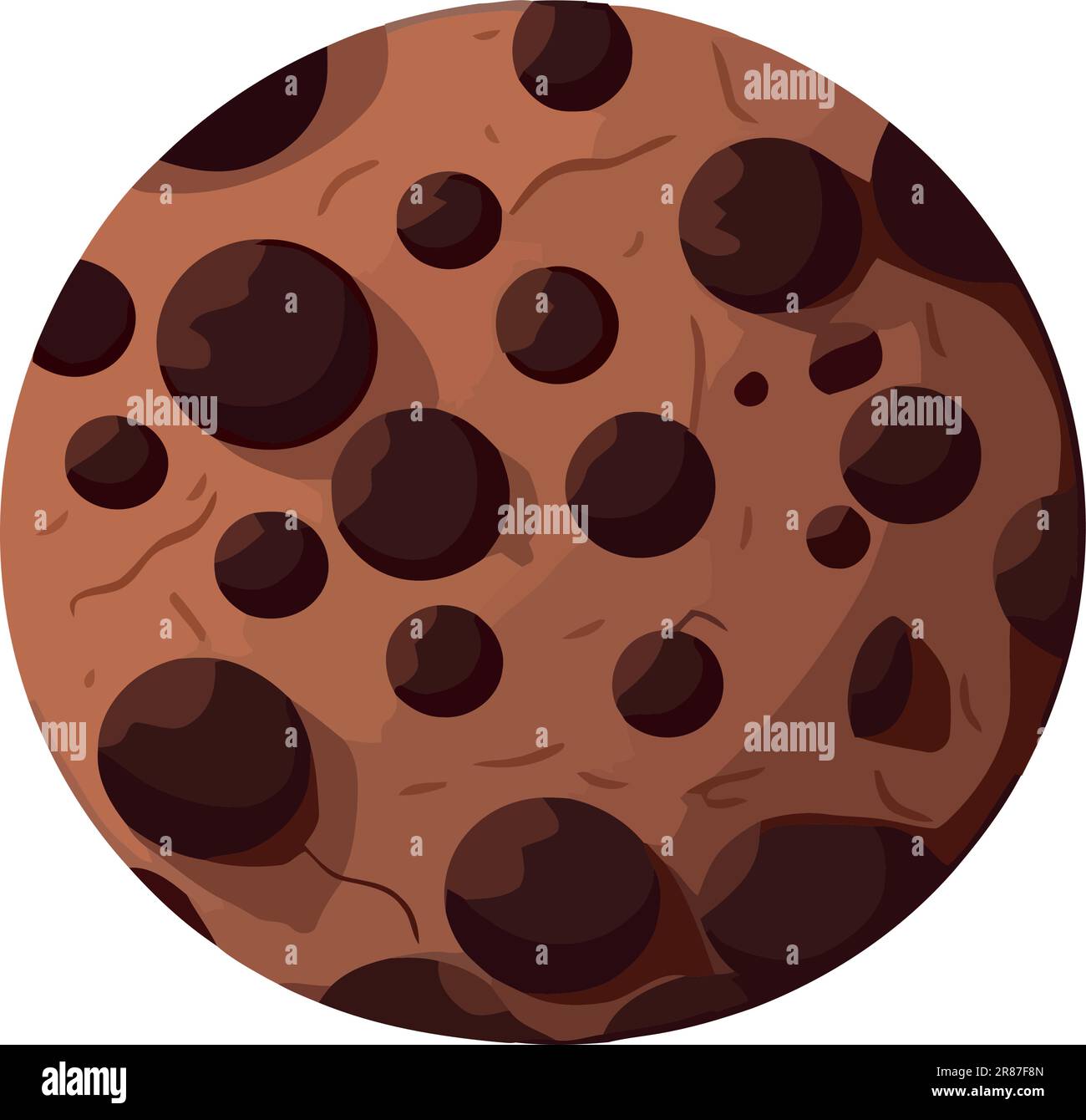 Gourmet chocolate cookie Stock Vector Image & Art - Alamy