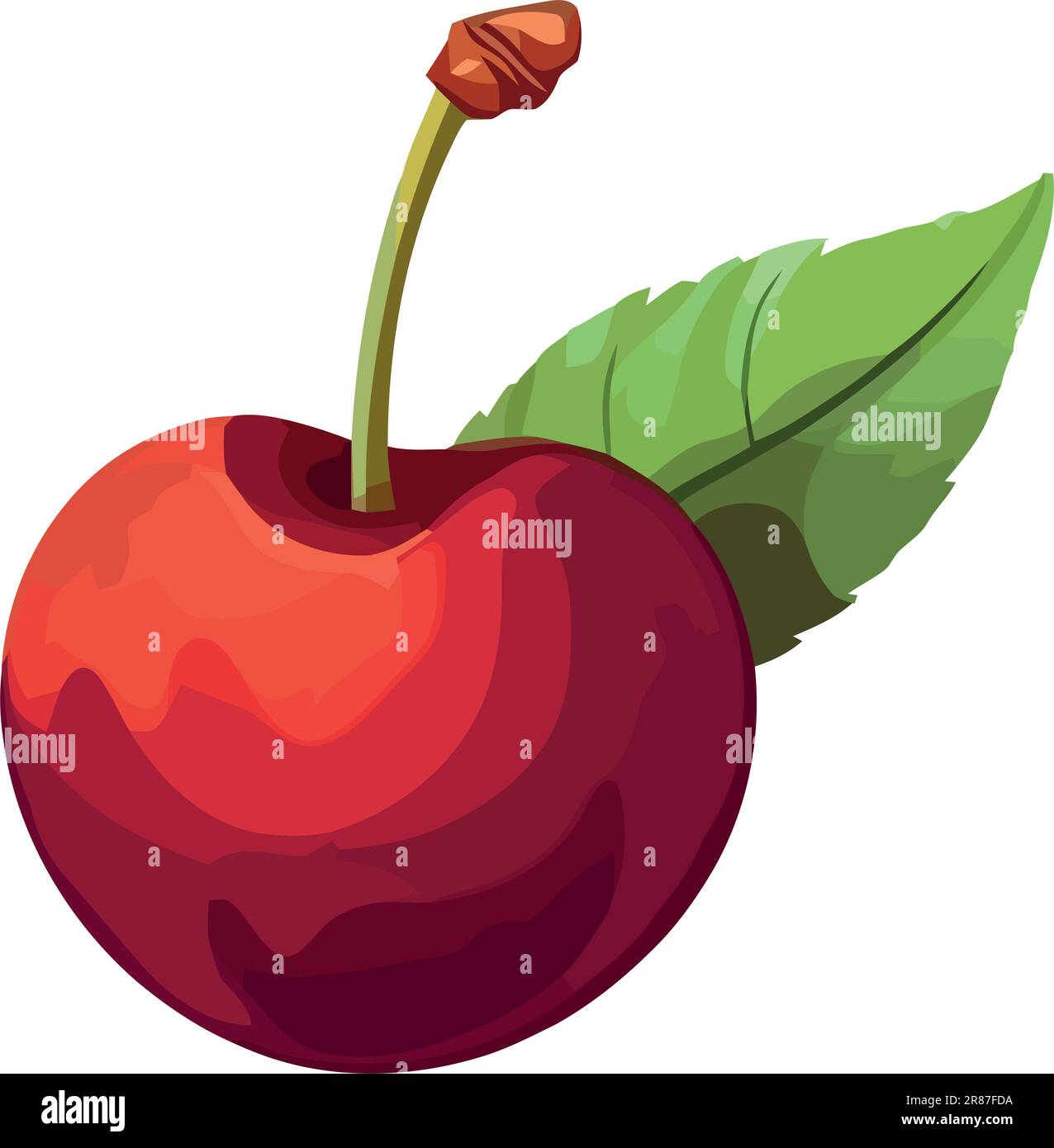 red cherry design Stock Vector Image & Art - Alamy