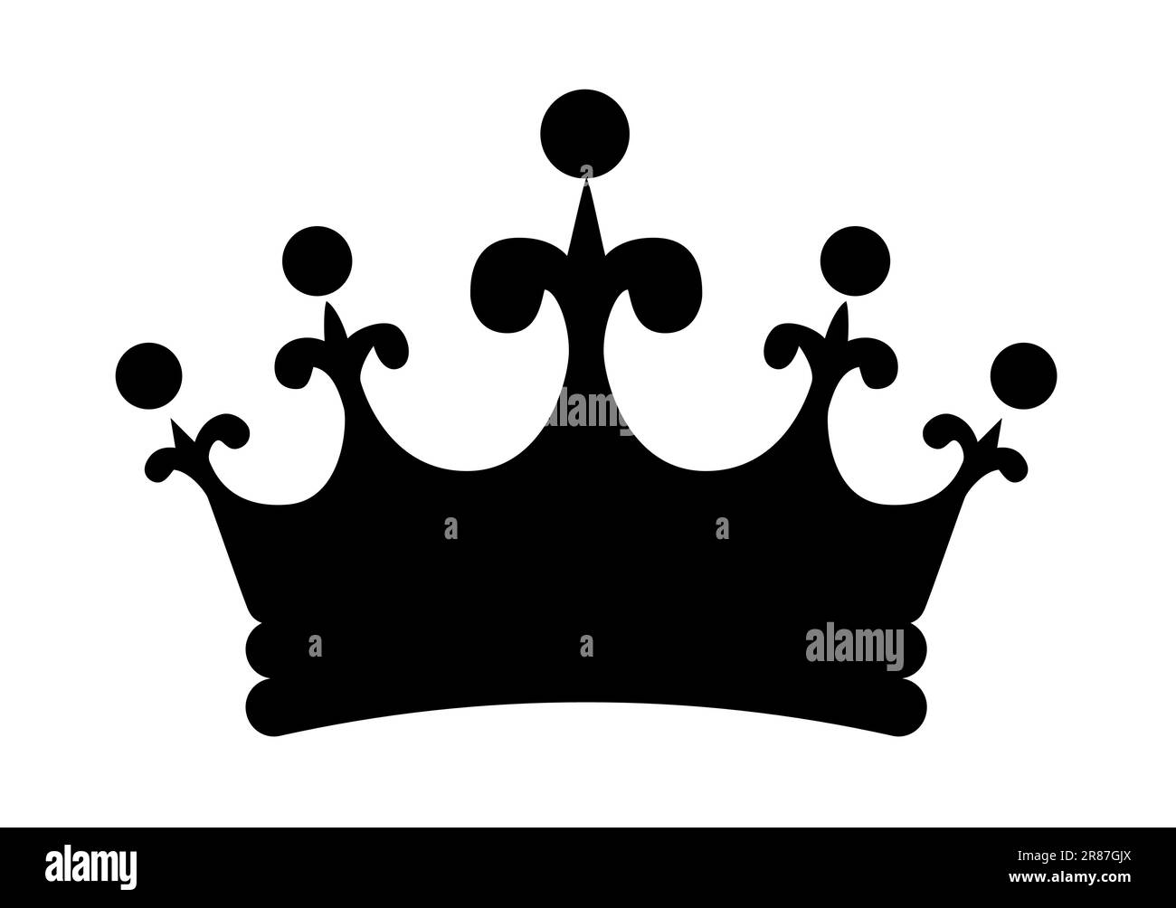 Simple crown icon. Vector Illustration EPS10 Stock Vector Image & Art ...