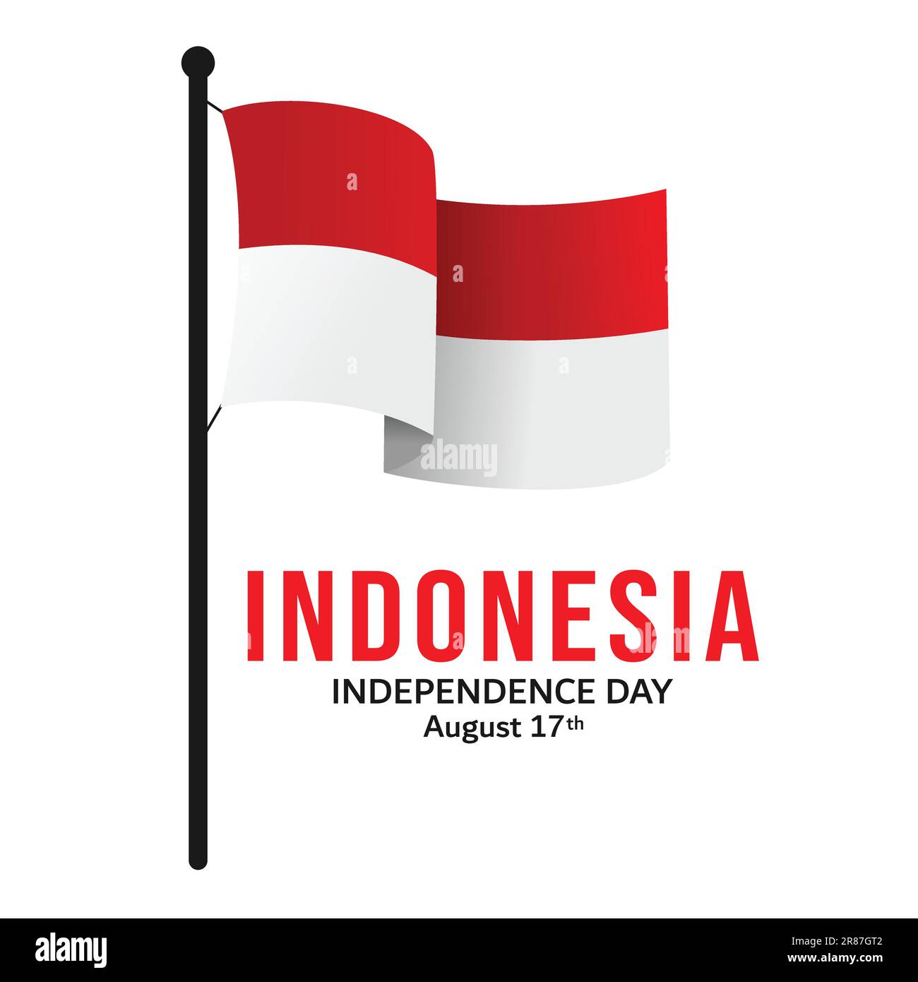 17th August Indonesia Independence Day concept Stock Vector Image & Art - Alamy