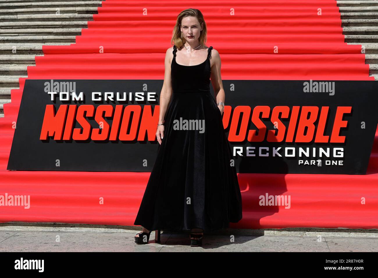 Rome, Italy. 19th June, 2023. Rebecca Fergusson attends the photocall ...