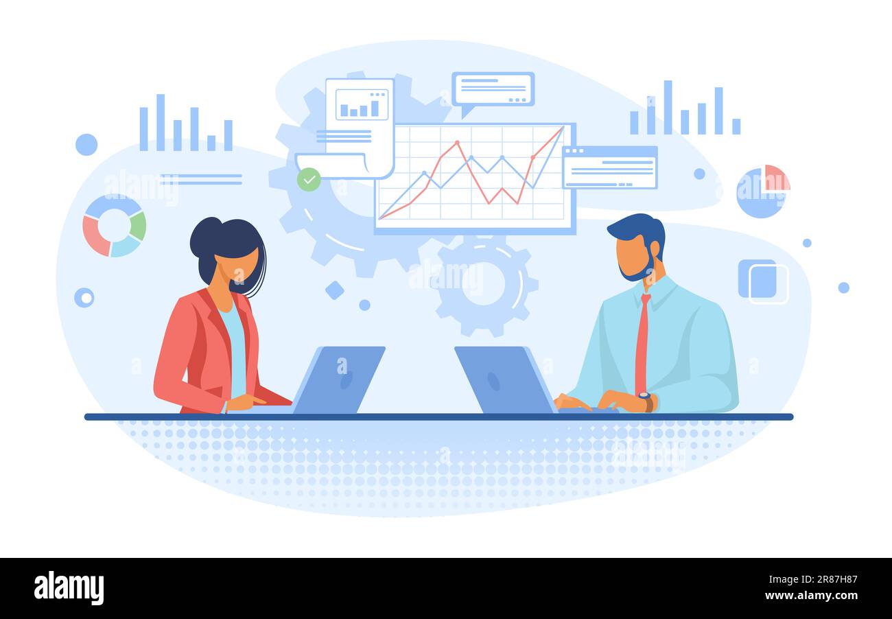 Analyzing professionals Cut Out Stock Images & Pictures - Alamy