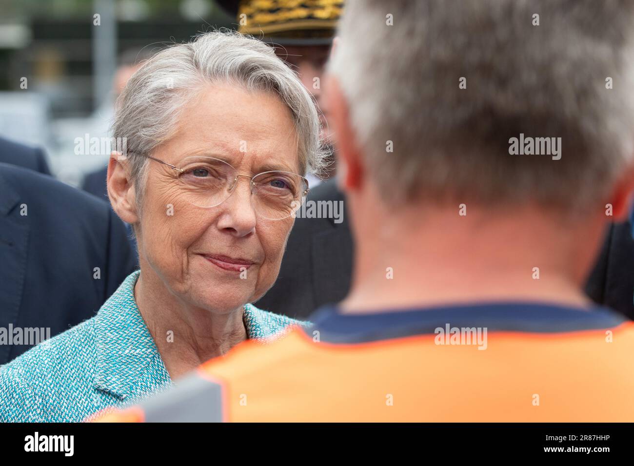 June 9, 2023, Salon-de-Provence, France: Elisabeth Borne meets people ...