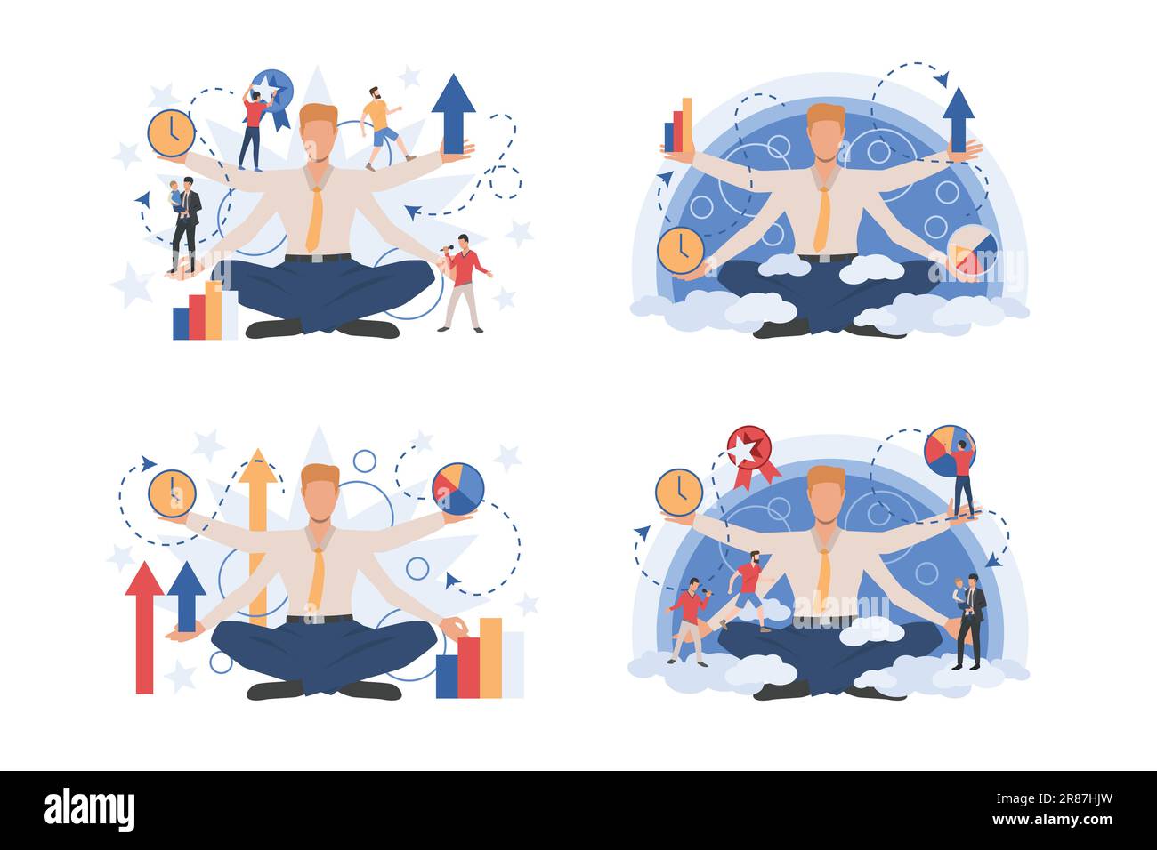 Completing work Stock Vector Images - Alamy