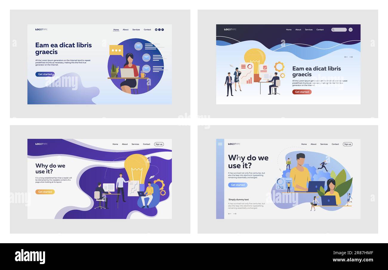 Corporate cartoon team Stock Vector Images - Alamy