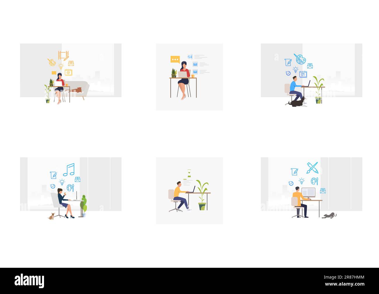 Tiny home project Stock Vector Images - Alamy