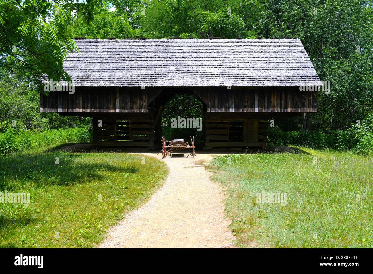 The Tipton Place, Cades Cove Stock Photo - Alamy