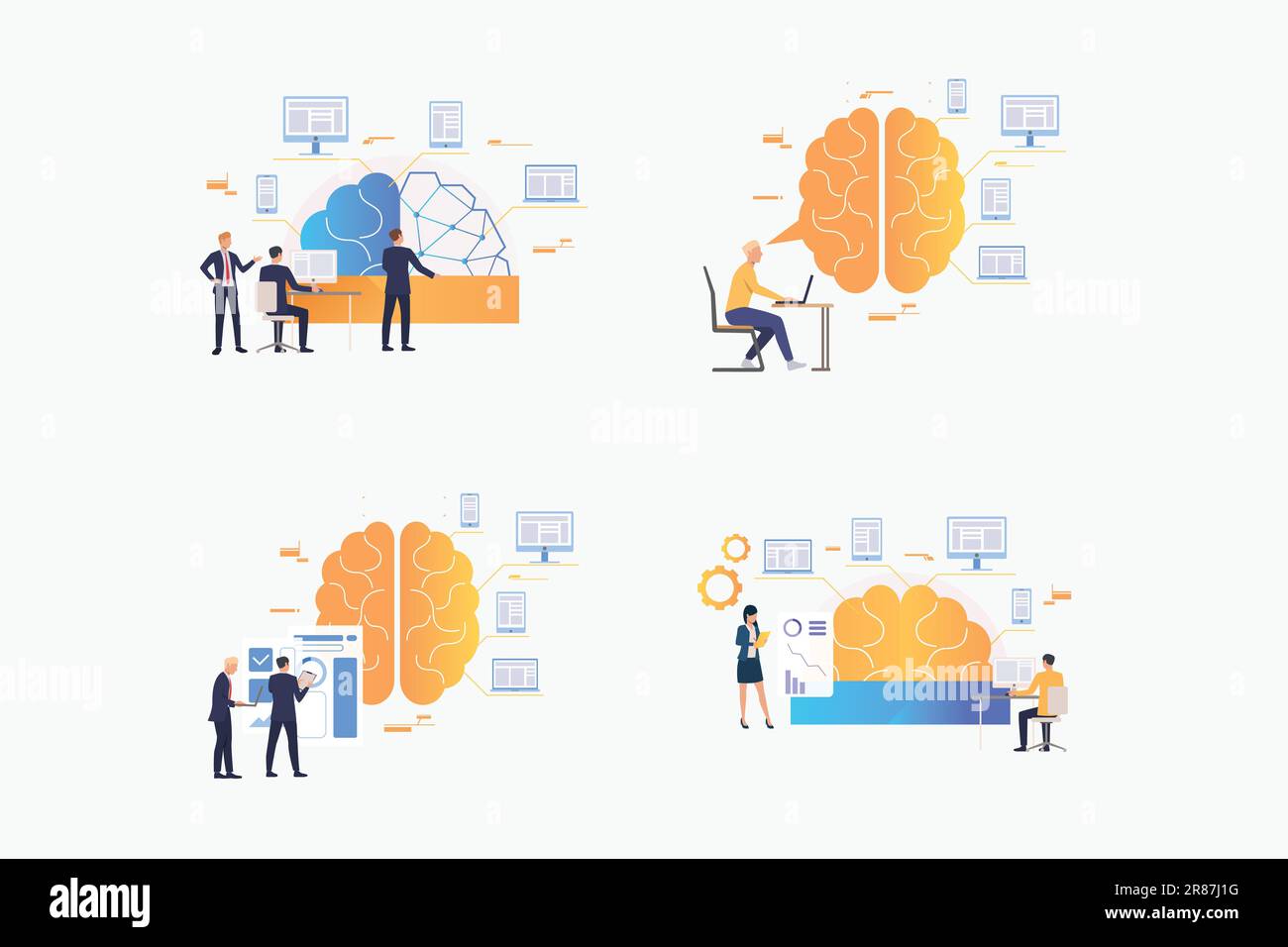 Intellectual Work Set Stock Vector Image Art Alamy intellectual-work-set-stock-vector-image-art-alamy
