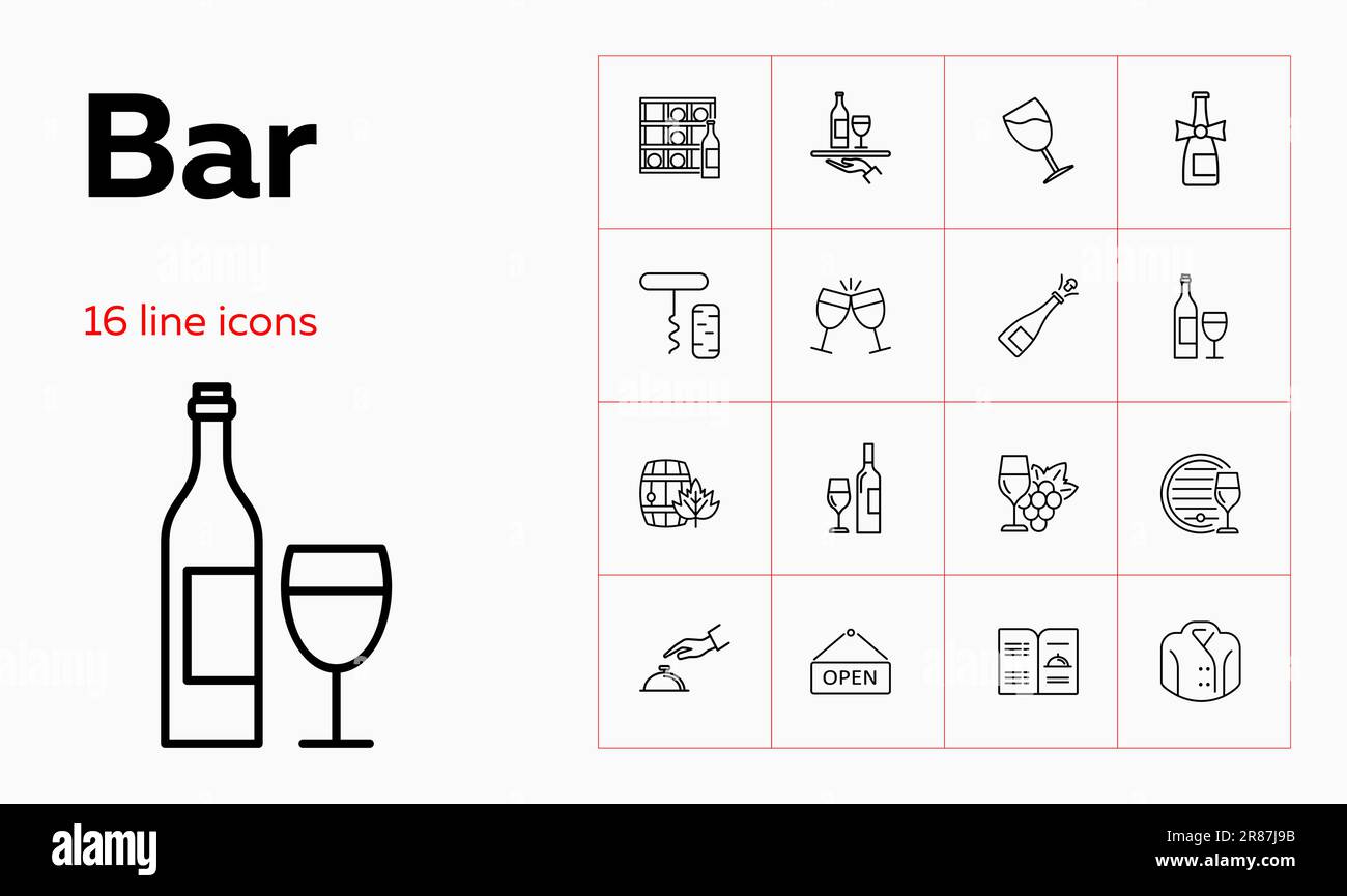 Catering list Stock Vector Images - Alamy