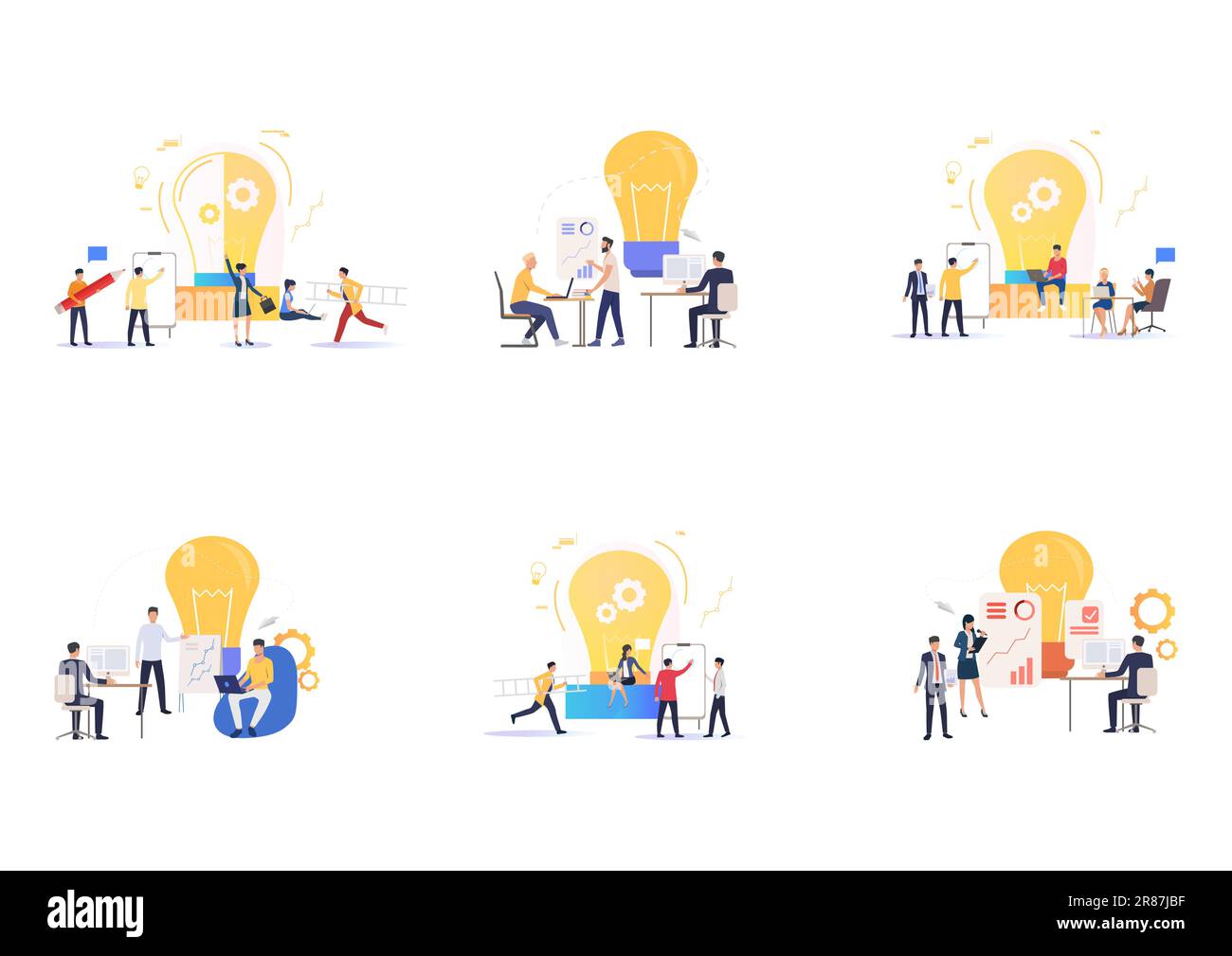 Building teams cartoon hi-res stock photography and images - Alamy