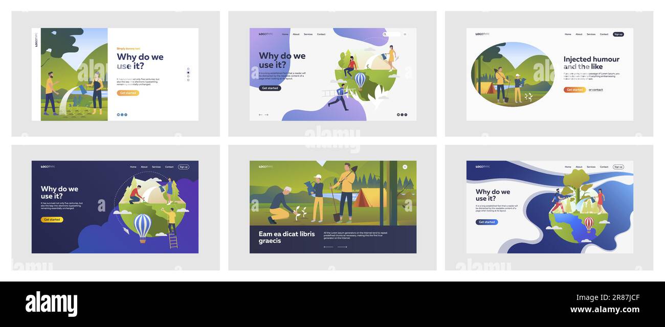 People planting trees man Stock Vector Images - Alamy