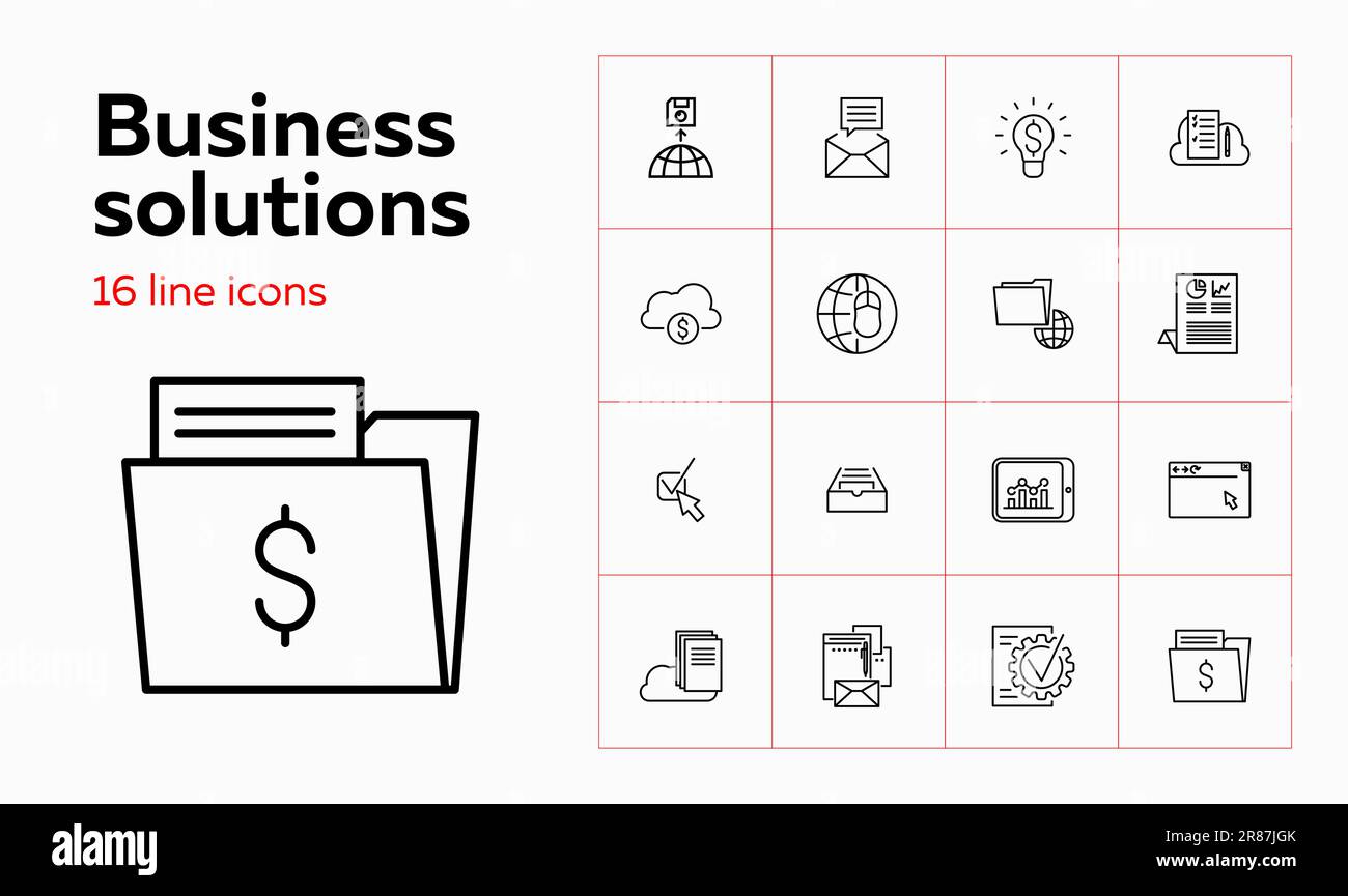 Global business analytics logo Cut Out Stock Images & Pictures - Alamy