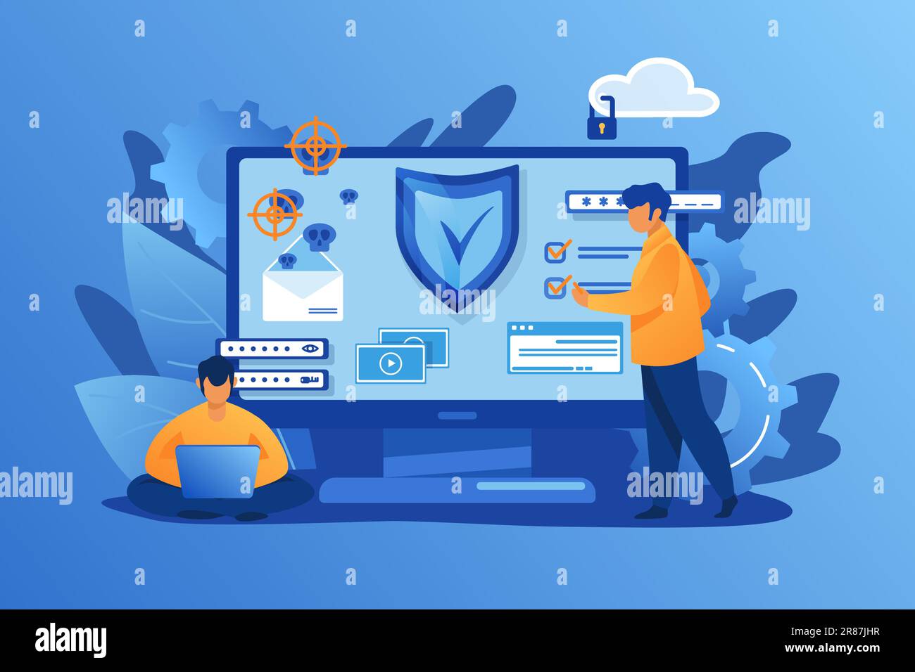 Personal digital security Stock Vector Image & Art - Alamy