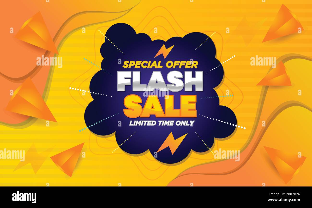 flash sale discount banner template promotion posts. sale banner ...