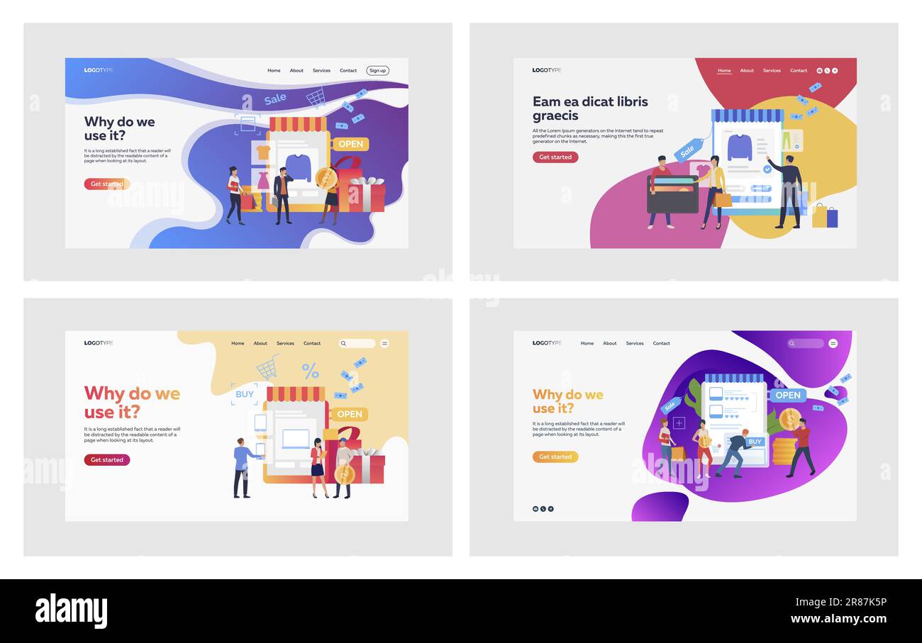 Customers ecommerce Cut Out Stock Images & Pictures - Alamy