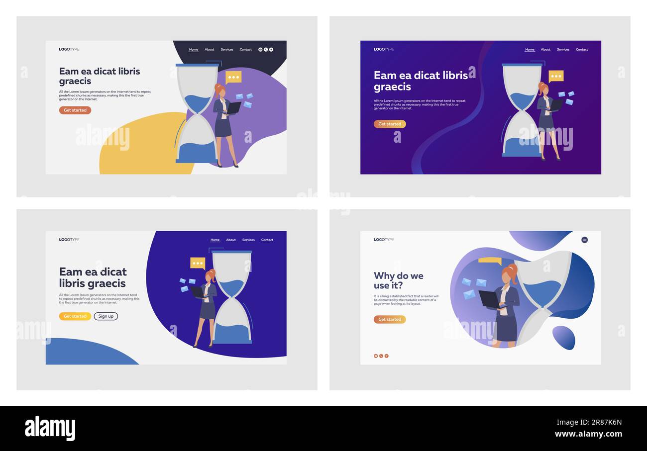 Project deadline set Stock Vector Image & Art - Alamy