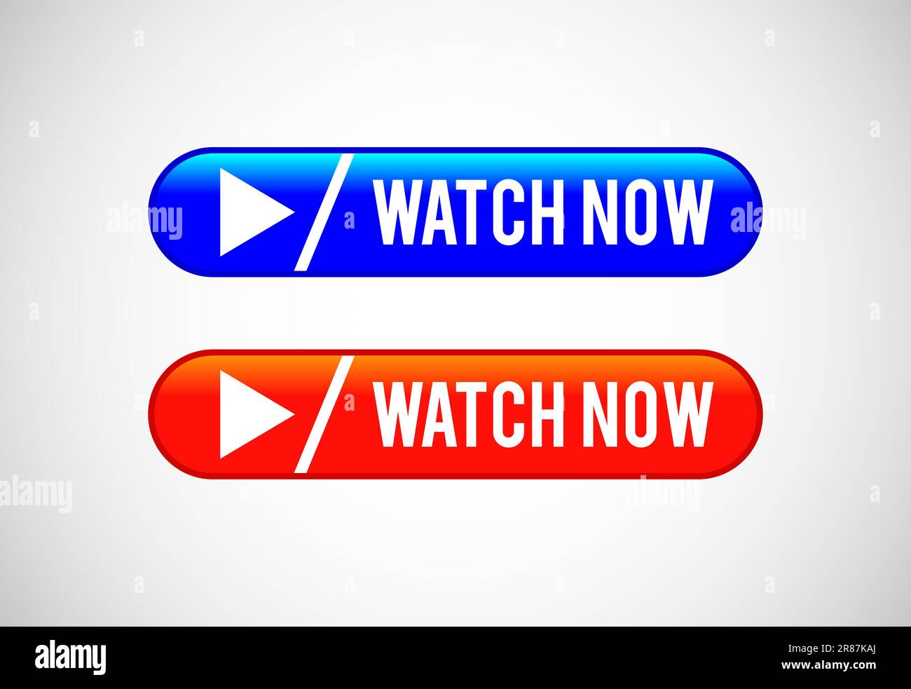 Watch now button. Watch now banner sign. Play video icon vector ...
