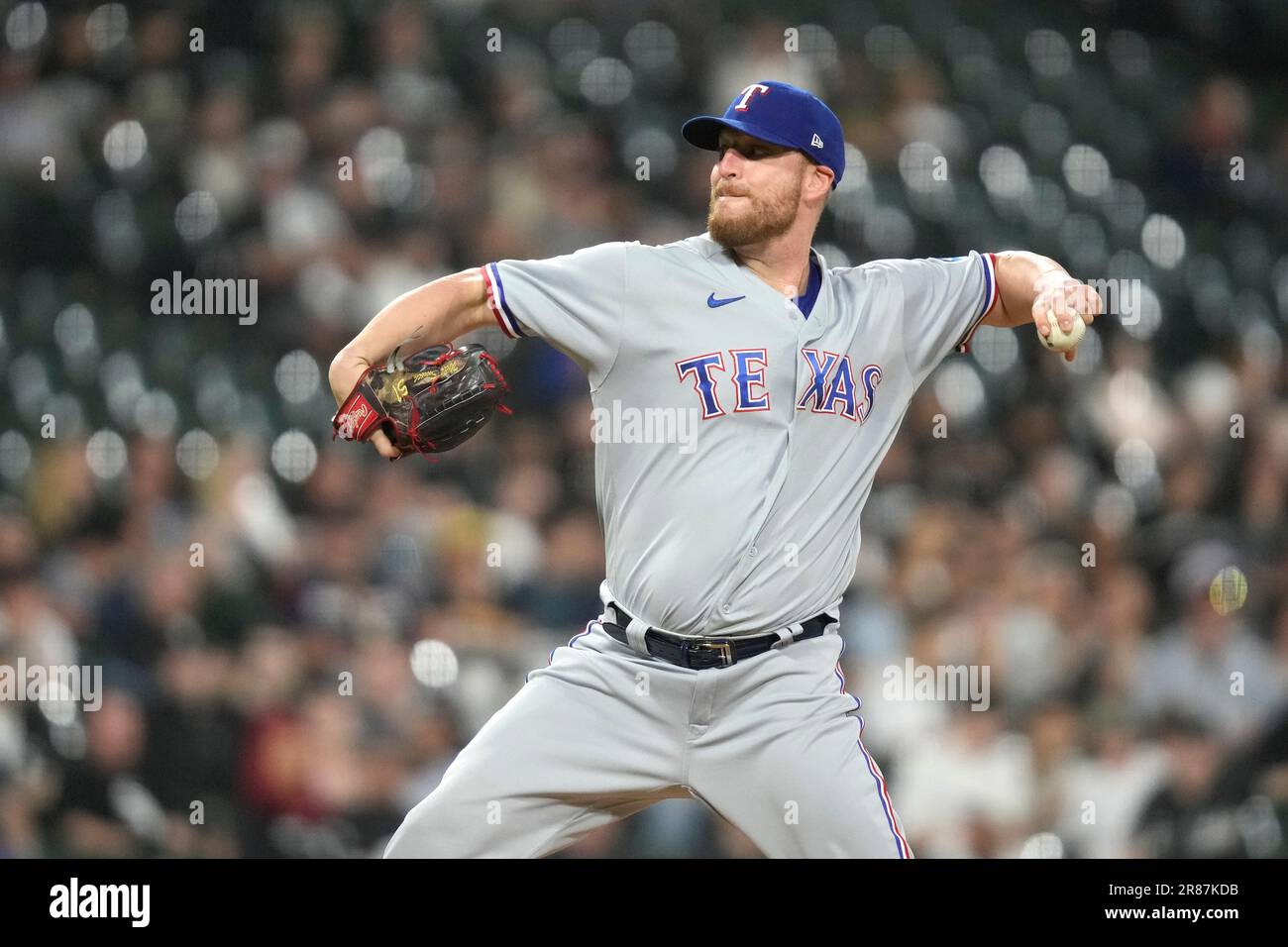 Texas Rangers relief pitcher Will Smith delivers during the ninth ...