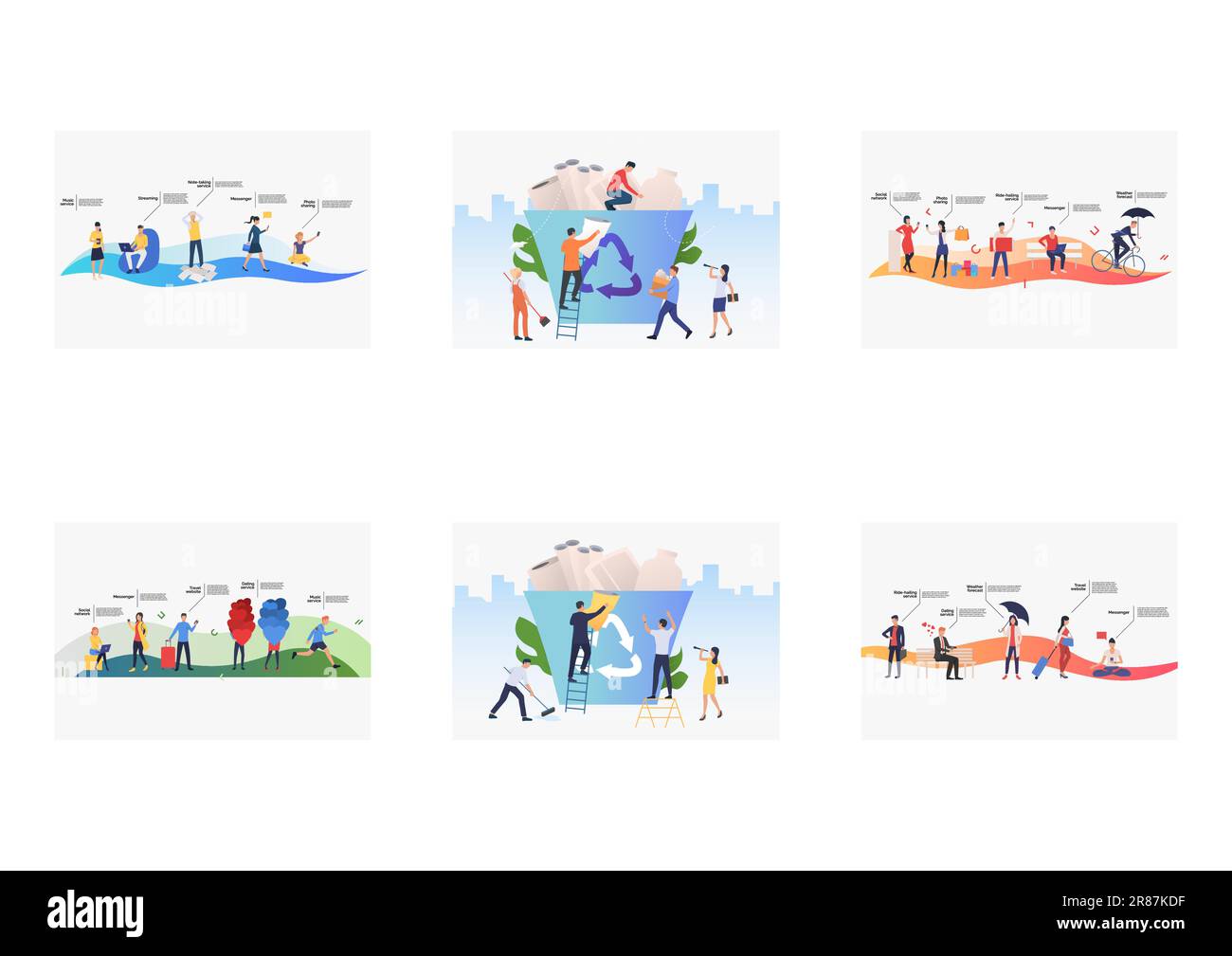 Waste services Stock Vector Images - Alamy