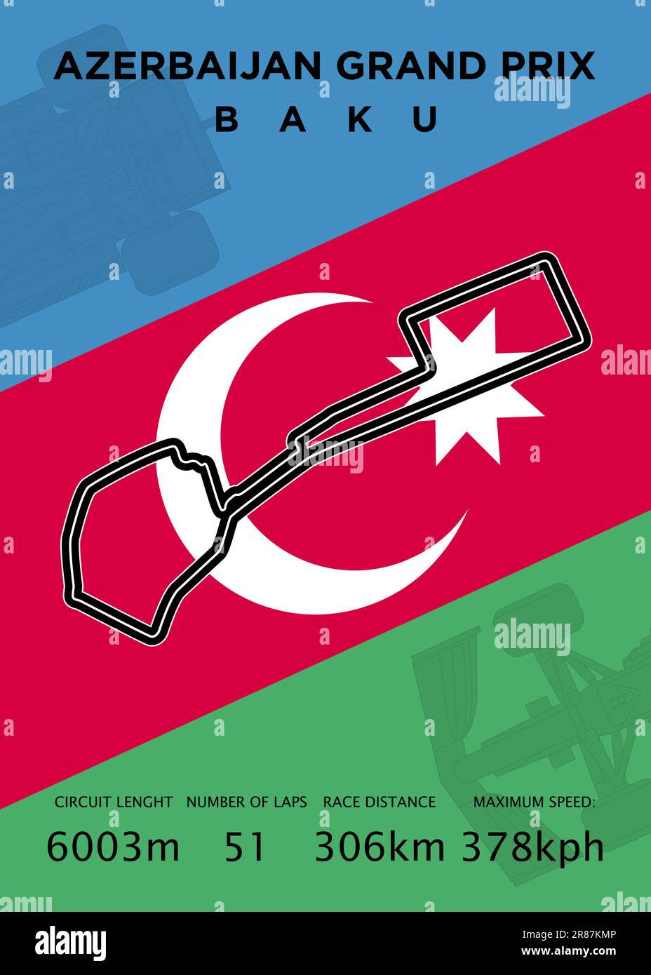 Baku street view Stock Vector Images - Alamy