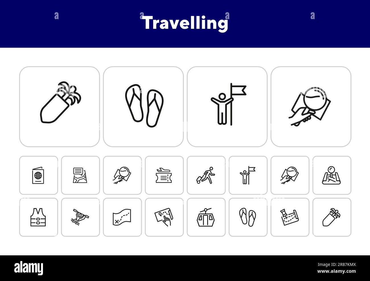 Travelling concept hotel Stock Vector Images - Alamy