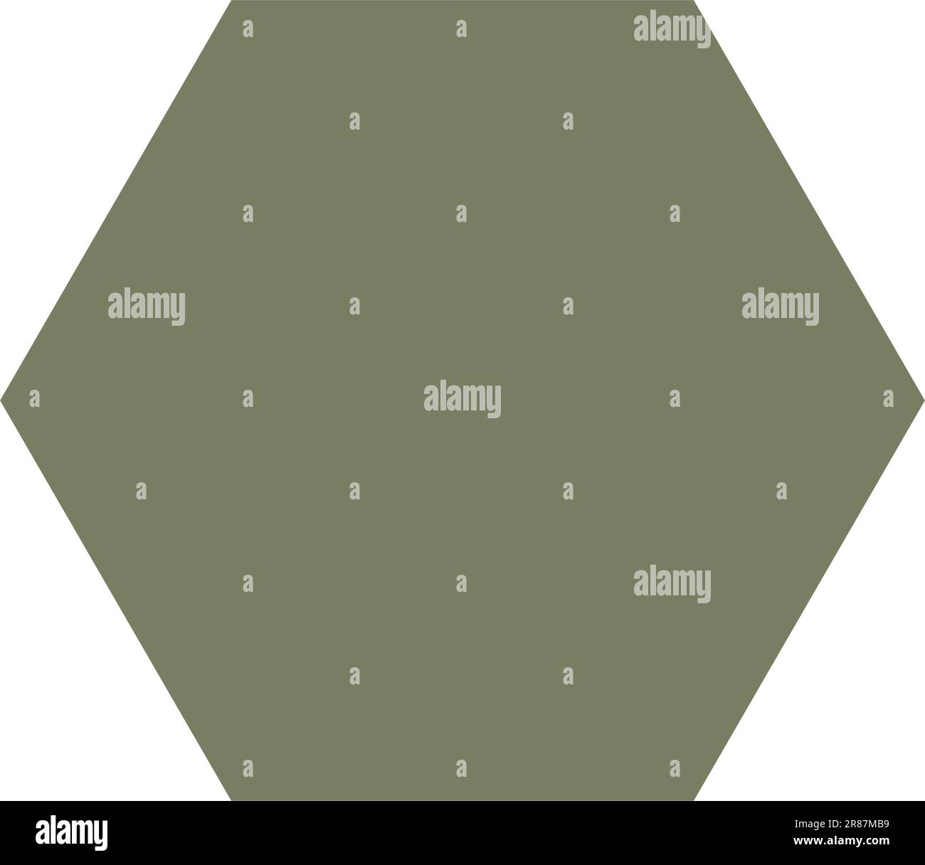 Hexagon geometric shape element symbol for preschool education for kids ...