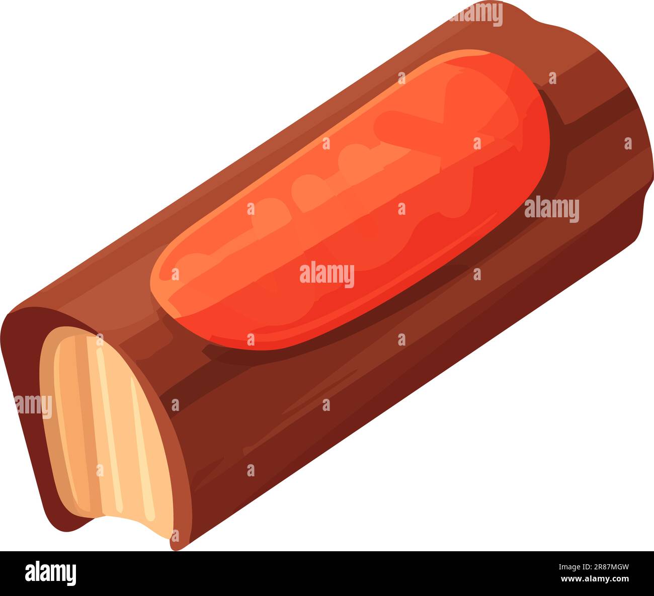 Vector icon of chocolate candy symbol isolated Stock Vector Image & Art ...