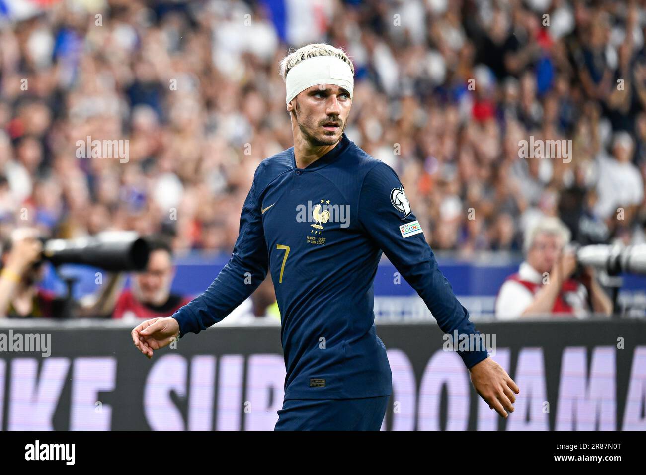 Paris, France. 19th June, 2023. Antoine Griezmann during the UEFA Euro ...