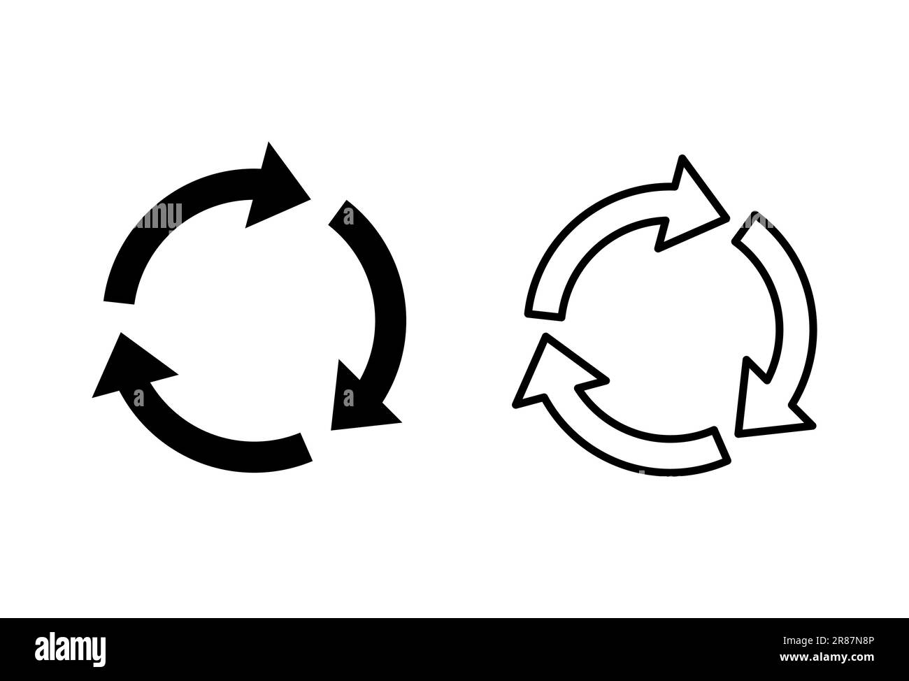 Recycle icon set. Recycling vector icon Stock Vector Image & Art - Alamy