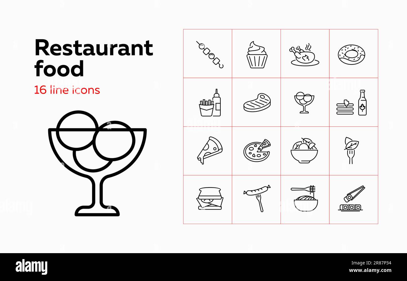 Group eating chicken restaurant Stock Vector Images - Alamy