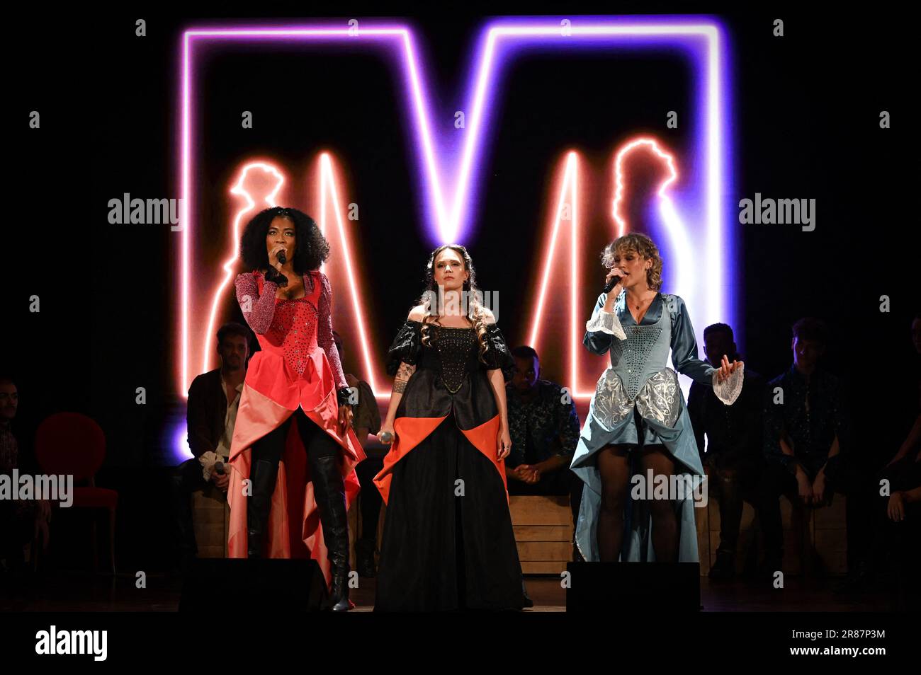 Paris, France. 19th June, 2023. Morgan, stage name of Ingrid Simosis ...