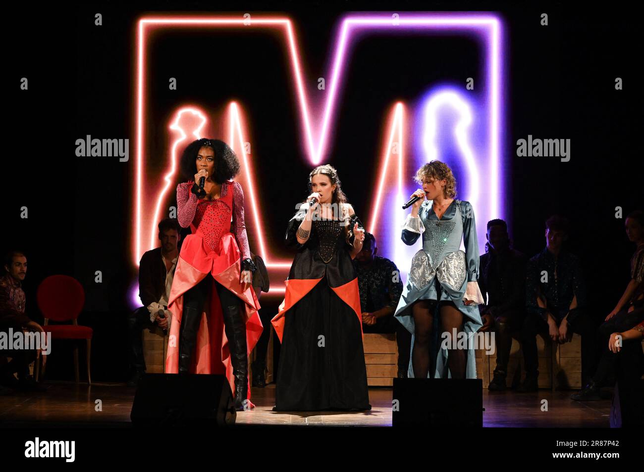 Paris, France. 19th June, 2023. Morgan, stage name of Ingrid Simosis ...