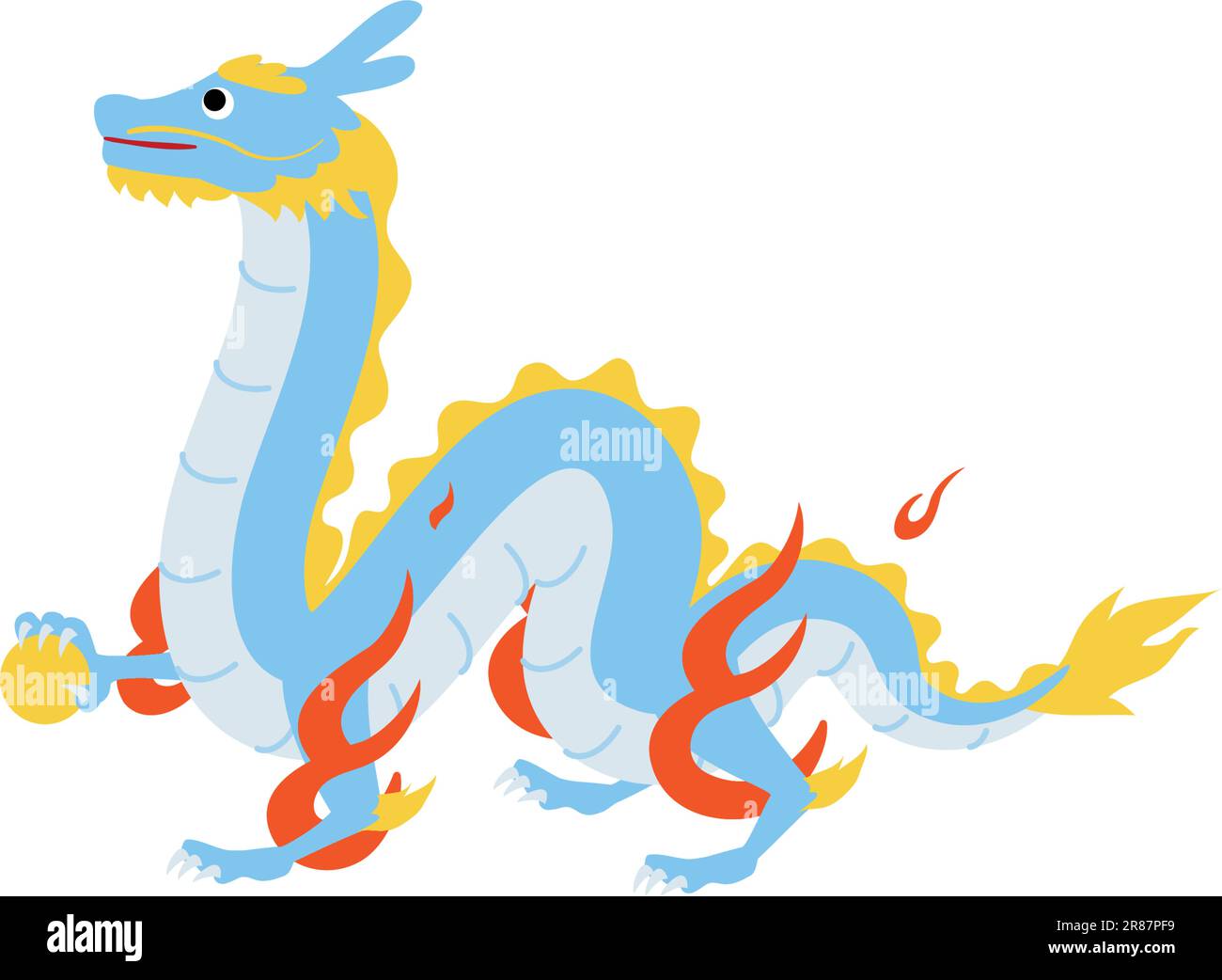 New Year's card material for the year of the dragon 2024, dragon ...