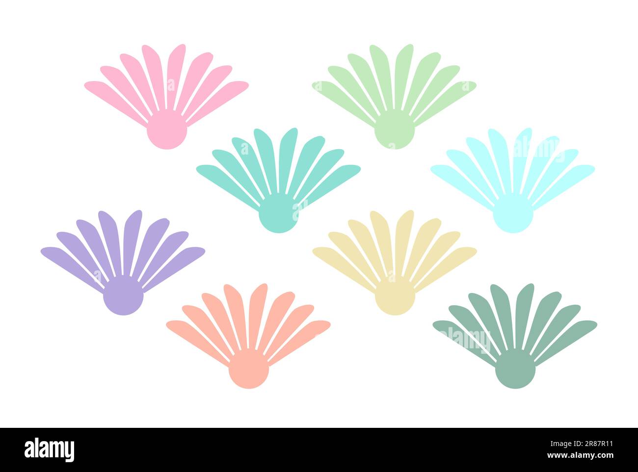 Clam seashell Stock Vector Images - Alamy